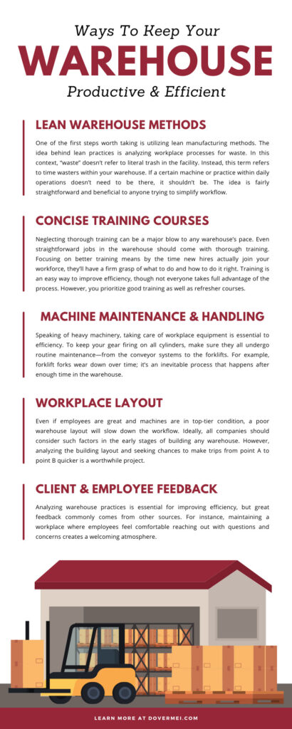 Ways To Keep Your Warehouse Productive & Efficient