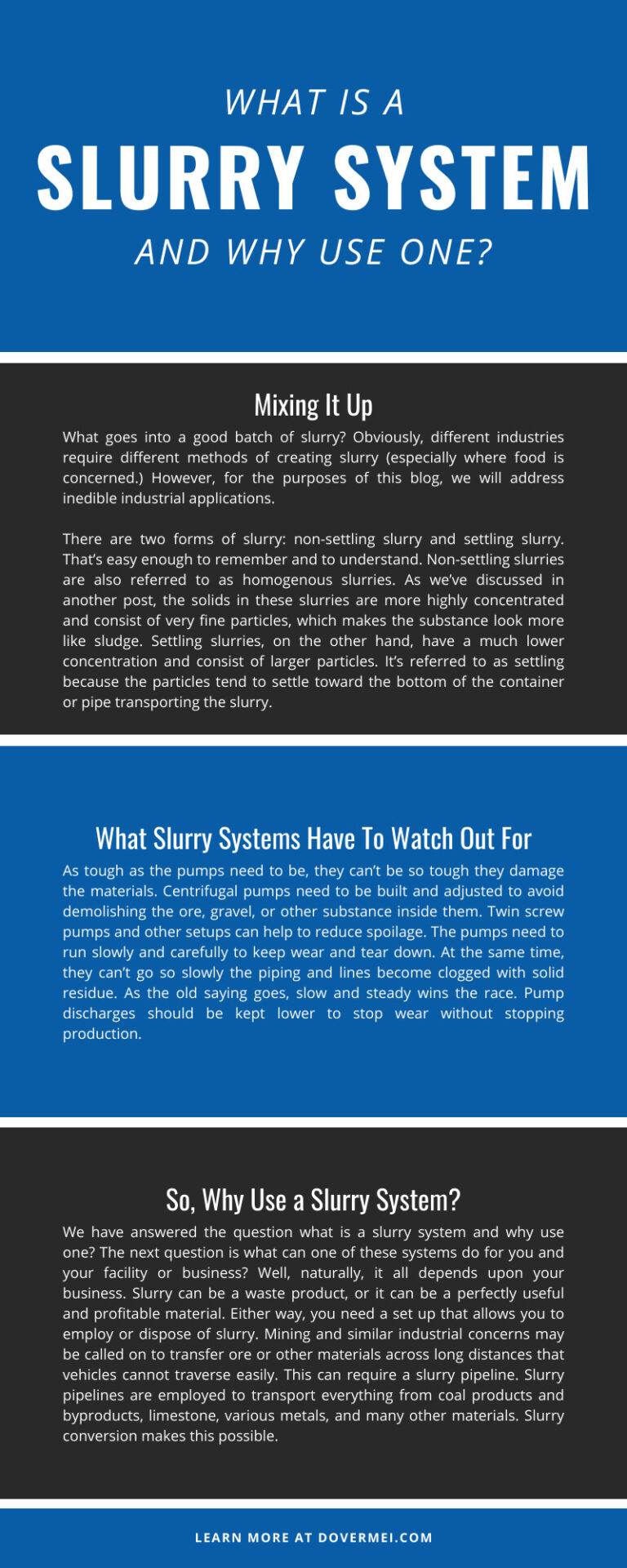 What Is a Slurry System and Why Use One?